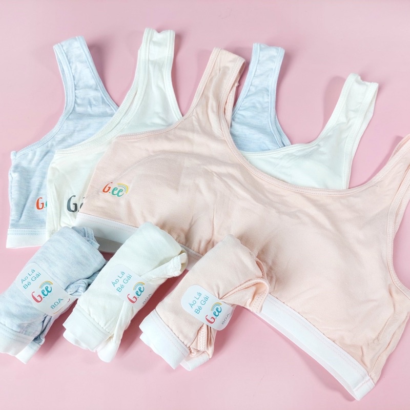 [Gee] Áo lá bé gái vải sợi tre (bamboo), vải gỗ sồi (modal), mềm mịn ...