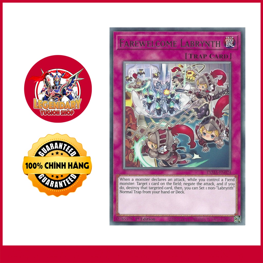 [EN-JP][Thẻ Bài Yugioh Chính Hãng] Farewelcome Labrynth | Shopee Việt Nam