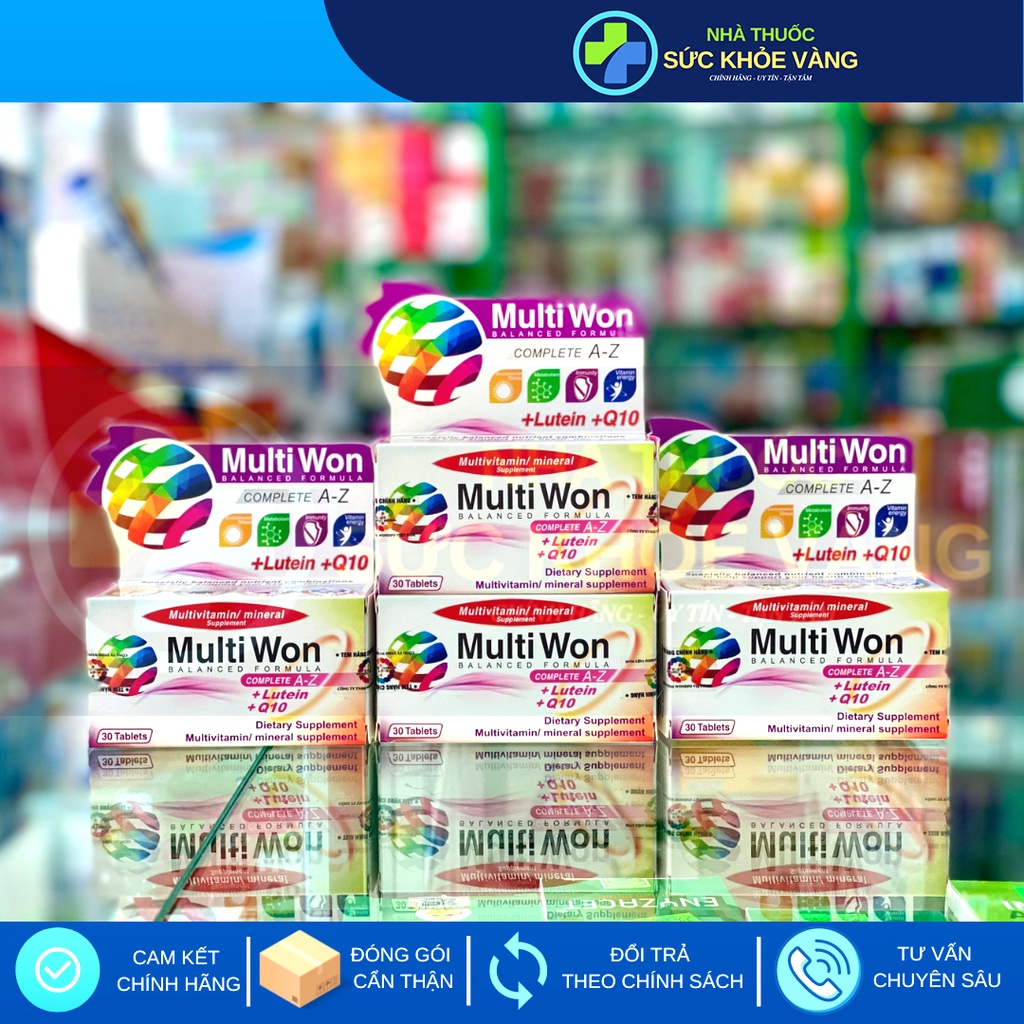 Multi Won Complete A- Z Nâng Cao Hệ Miễn Dịch, Tăng Cường Sức Khỏe (Hộp ...