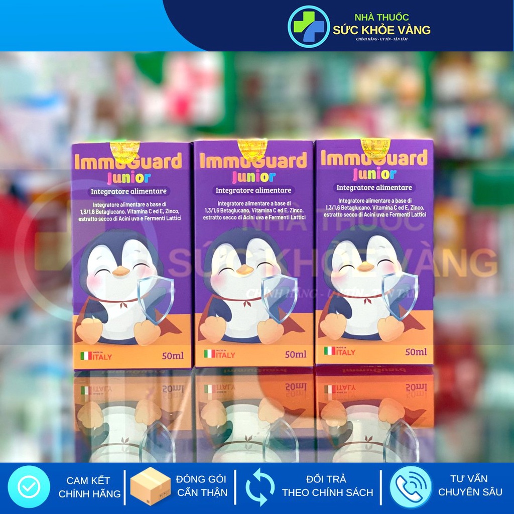 IMMUGUARD JUNIOR - Siro Đề Kháng Cánh Cụt, Giúp Bé Ăn Ngon Ngủ Ngon ...