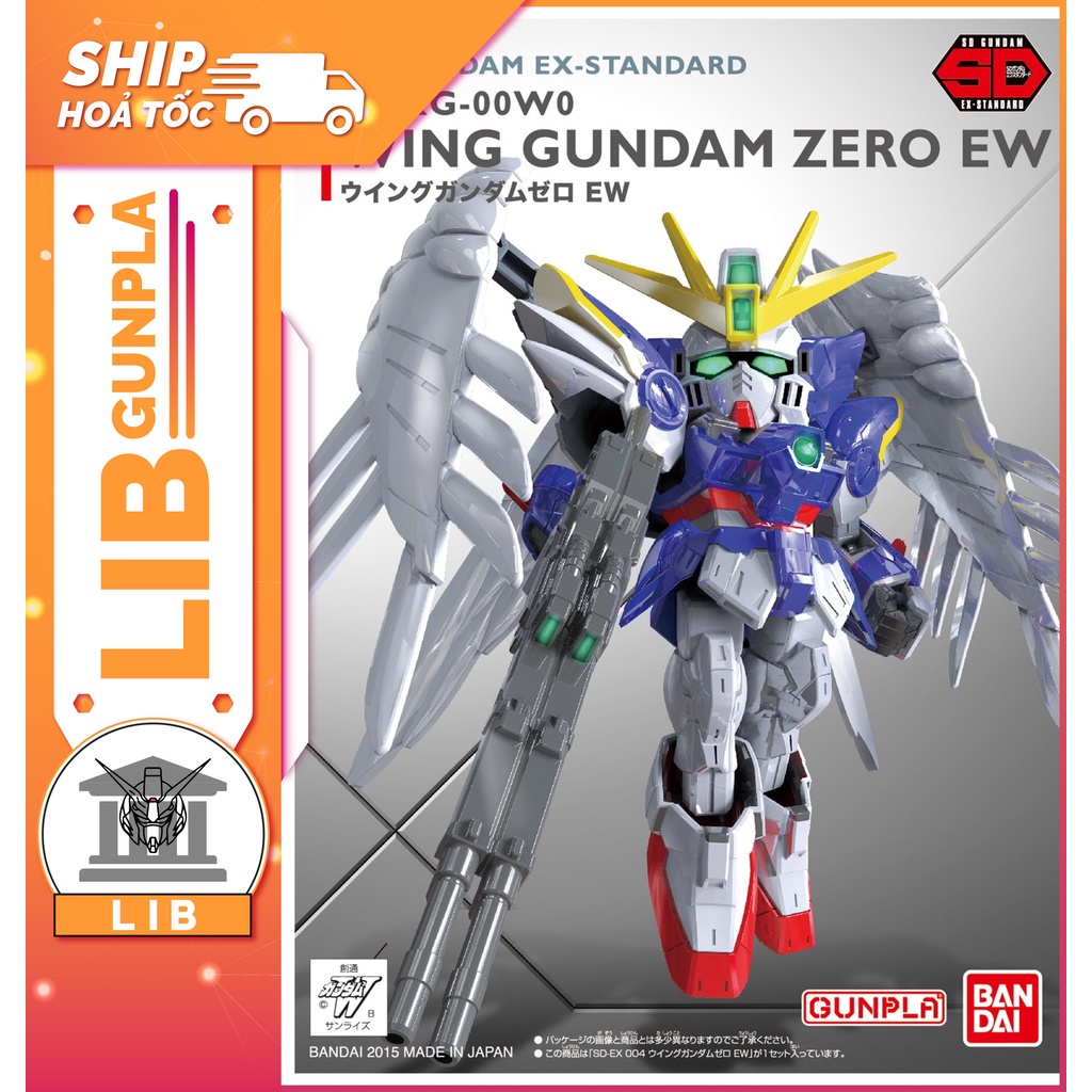 Mô hình lắp ráp Bandai Gundam SD EX Standard Wing Gundam Zero EW ...