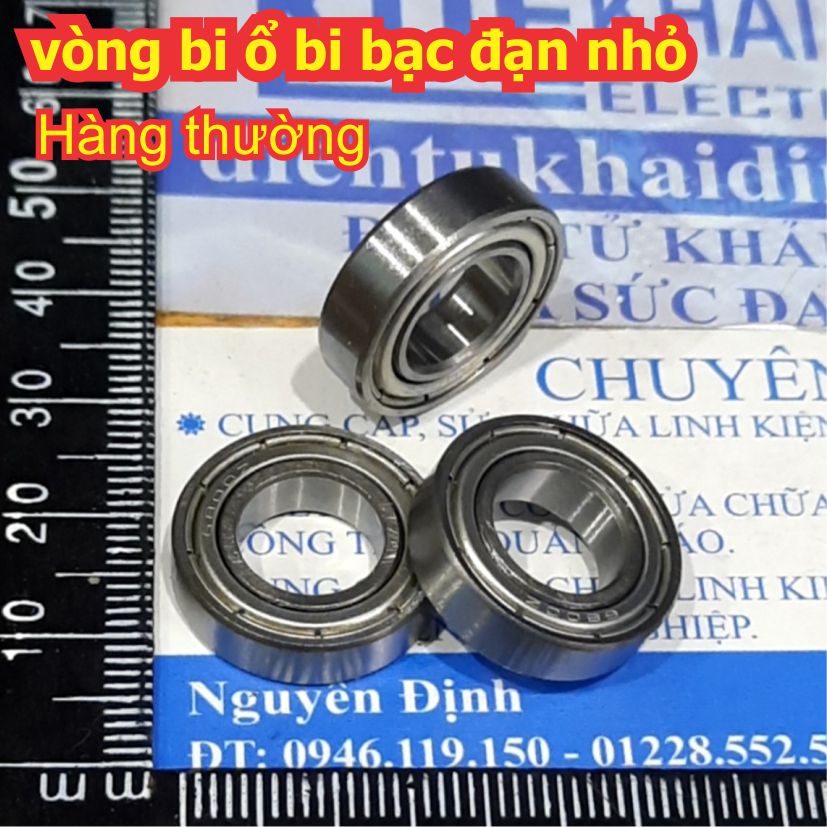 5 cái vòng bi ổ bi bạc đạn nhỏ các loại 603Z 604Z 605Z 606Z 607Z 608Z ...