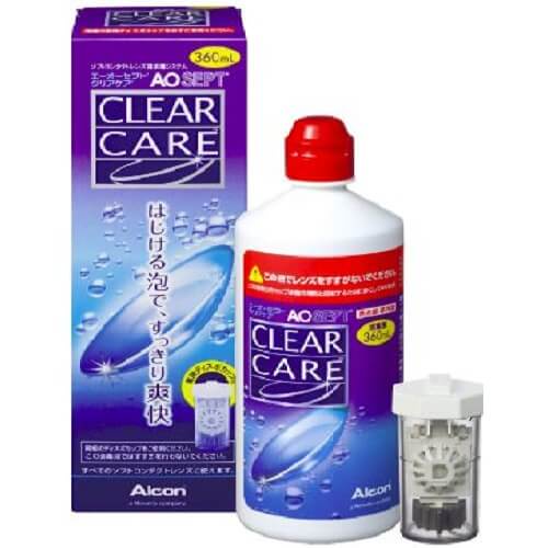 Dung Dịch Ngâm kính Áp Tròng AOsept Clear Care 360ml Alcon/ cibavision | Shopee Việt Nam
