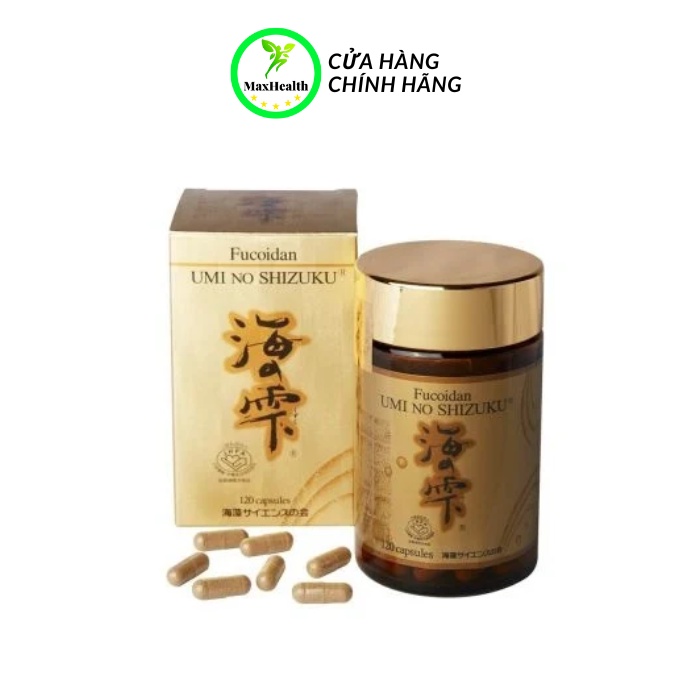 Viên uống Fucoidan Umino Shizuku Nhật Bản phòng chống u.ng th.ư (120 viên) – MaxHealth | Shopee ...