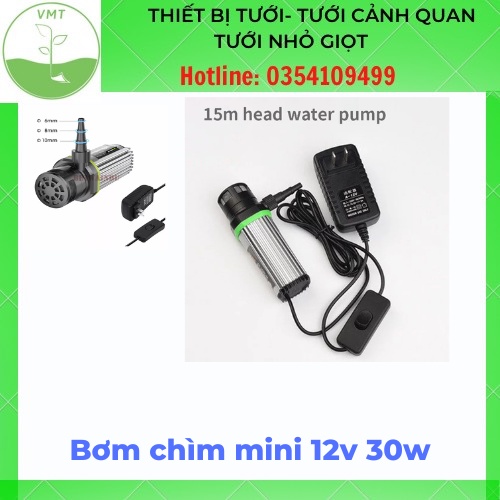 Bơm chìm mini 12v 30w | Shopee Việt Nam