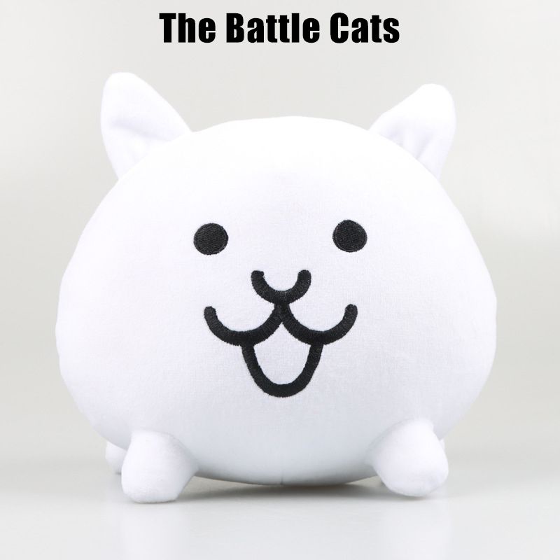 Cute 23cm The Battle Cats Plush Toy Animal Soft Stuffed Doll Kids Baby ...