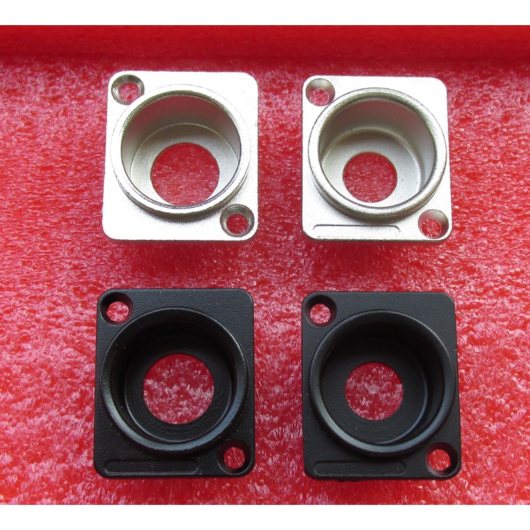 (B2)Khay nhôm đúc để gắn giắc bông sen hoặc cọc loa (01 cái) | Shopee Việt Nam