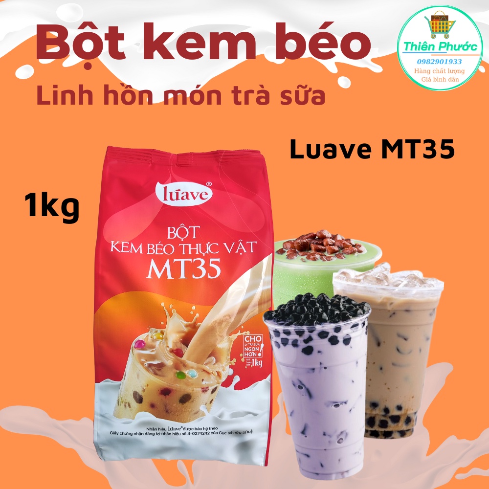 Bột kem béo pha trà sữa Luave MT35 gói 1kg | Shopee Việt Nam