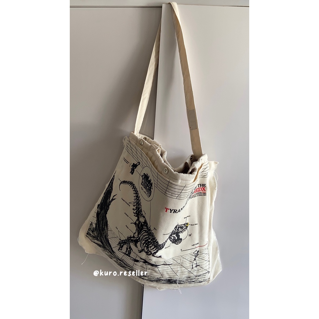 Túi tote T-REDX "Jungle Tote Bag" màu Cream chính hãng | Shopee Việt Nam