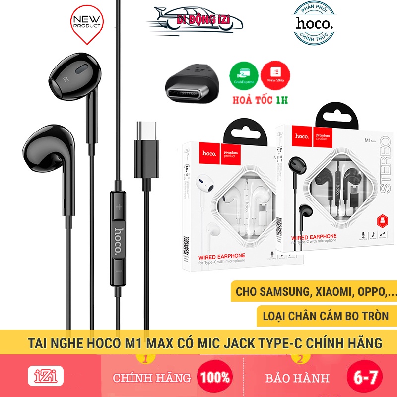 Tai Nghe Nhét Tai Có Mic Đầu Type-C - Hoco M1 MAX, Âm Thanh Super Bass ...
