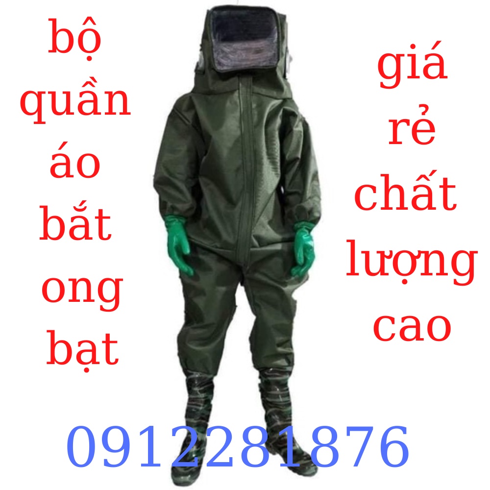 [GIÁ RẺ MÀ CHẤT] Quần áo bắt ong rừng bạt ôto liền ủng liền găng tay ...