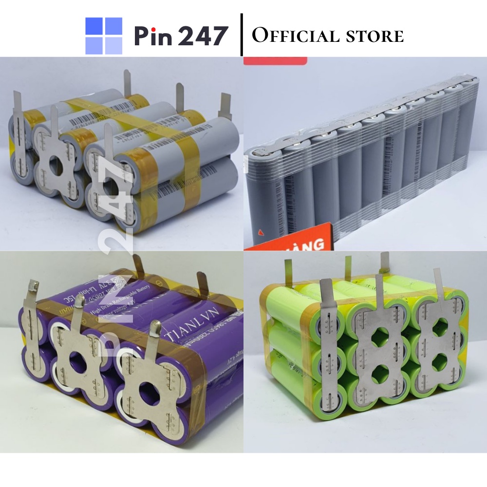 Hàn khối cell pin 18650 2000, 2500, 2800, 3100 mah theo yêu cầu, pin ...