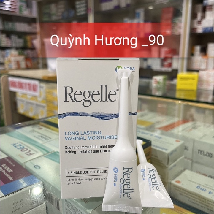 Gel giúp dưỡng ẩm vùng kín REGELLE hộp 6 tuýp ( Che tên sản phẩm ...