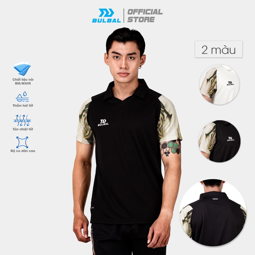 Áo Cầu Lông Nam Nữ Bulbal Glitch BAT1007, Chất Vải Bul-Wave Thoáng Mát, Dùng Trong Tập Luyện Và ...