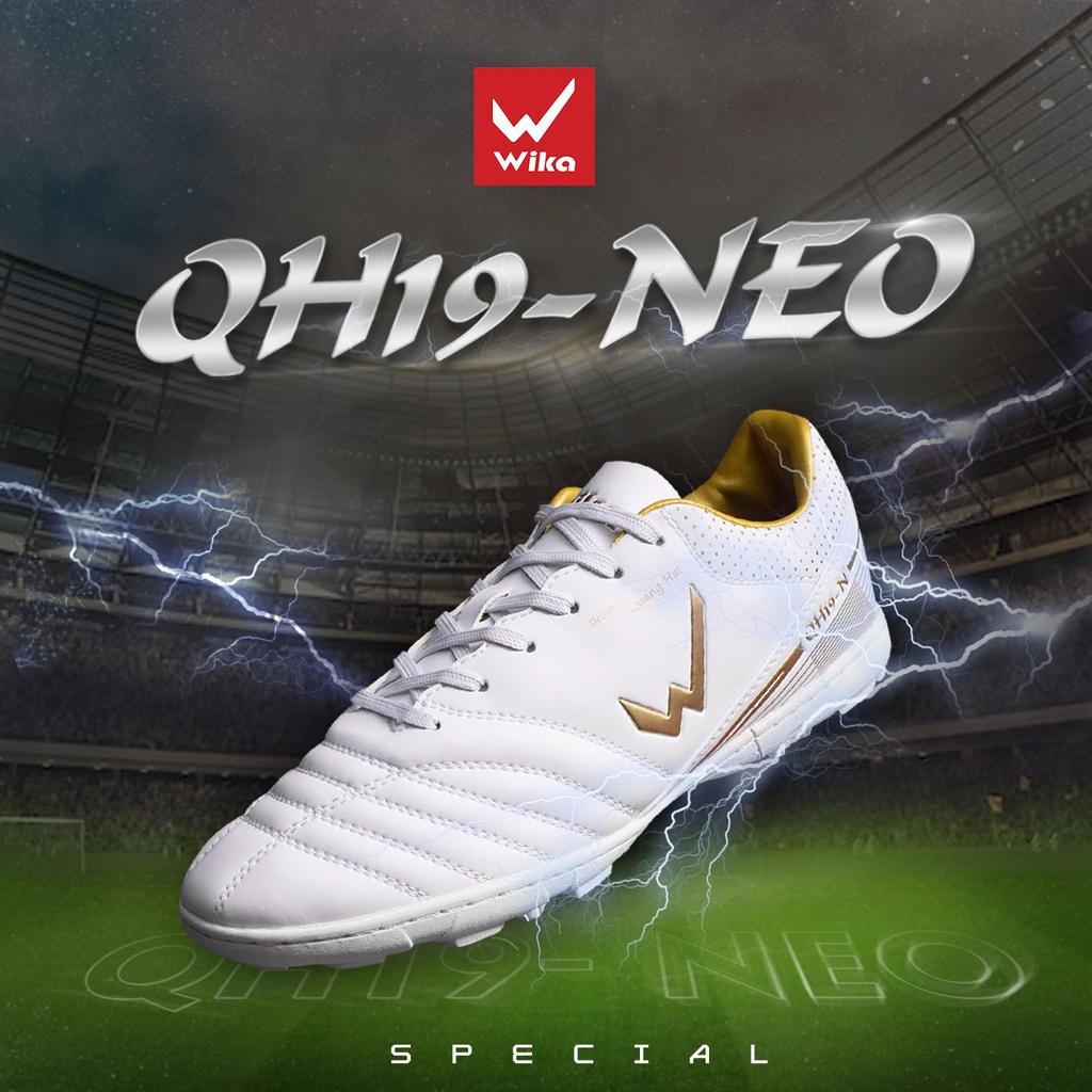 Giày Đá Bóng Wika Qh19 Neo Quang Hải Chính Hãng Cho Sân Cỏ Nhân Tạo Đã Được Khâu Toàn Bộ Đế ...