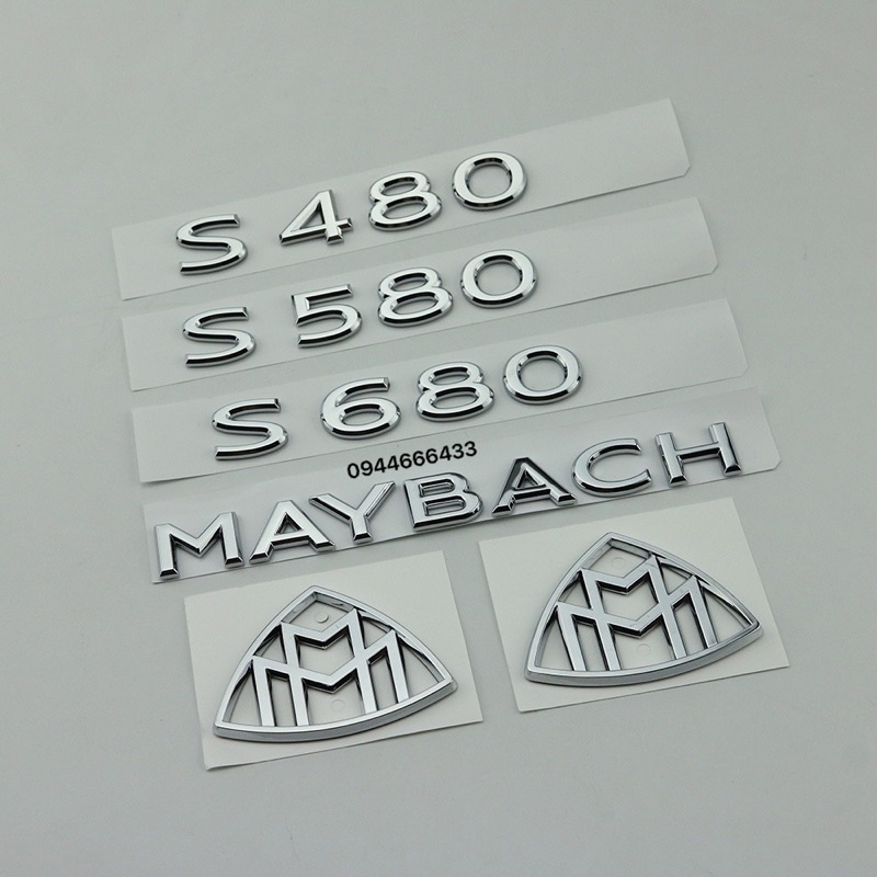 Chữ s480 , S580 , S680 , Maybach , Logo sườn maybach | Shopee Việt Nam