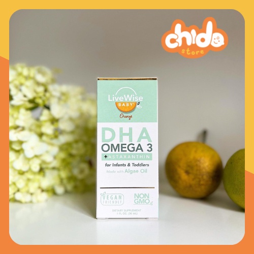 [Có sẵn] [Chính hãng] DHA Omega 3 LiveWise cho bé (Mỹ) | Shopee Việt Nam