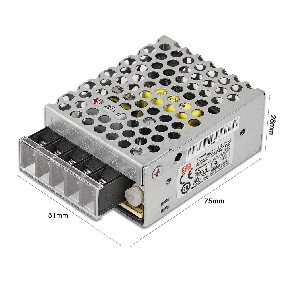 Bộ nguồn Meanwell RS-15-5, RS-15-12, RS-15-24, RS-15-48 | Shopee Việt Nam