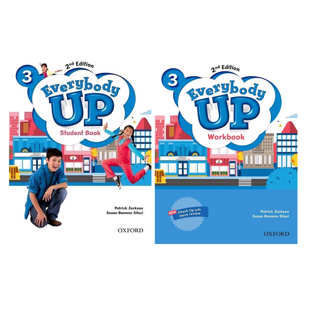 Sách - (Bộ 2 cuốn) Everybody Up 3 - Bản 2nd Edition - Tặng file nghe ...