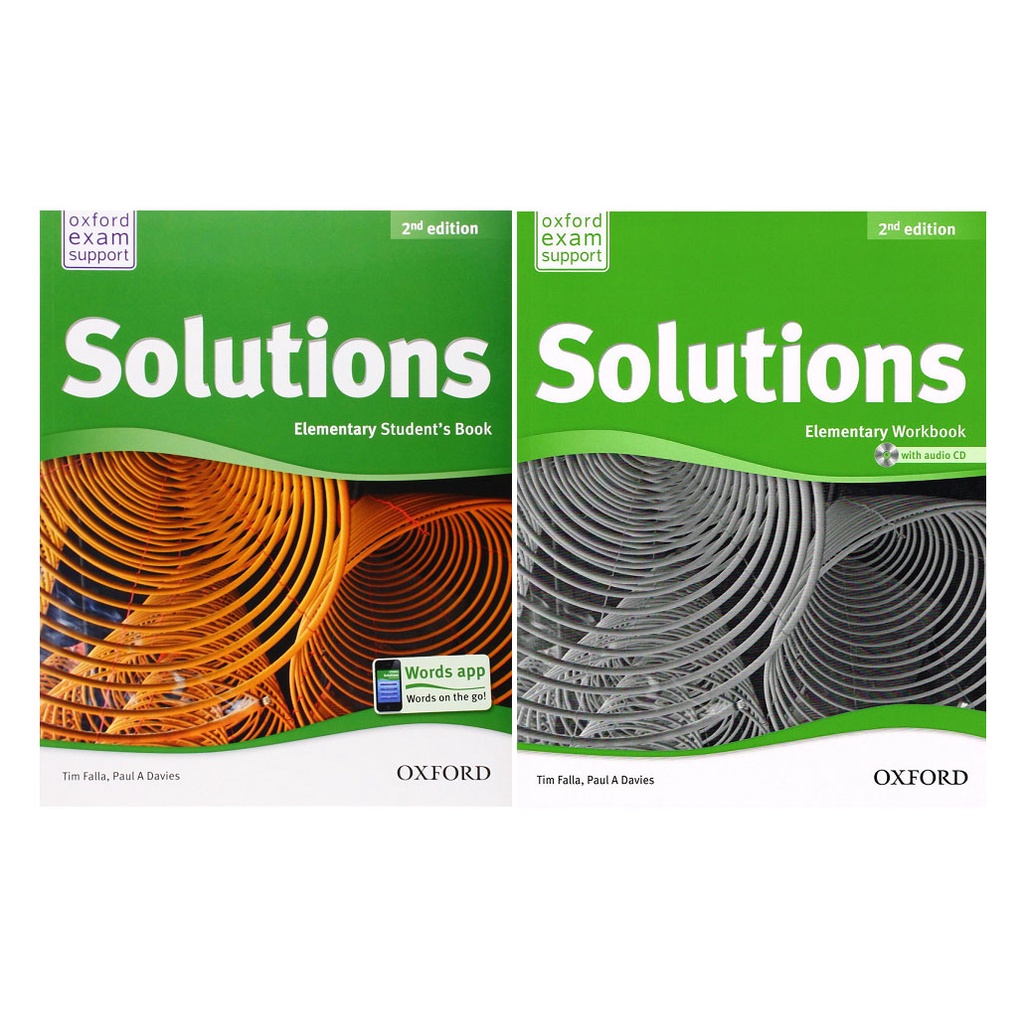Sách - (Bộ 2 cuốn) Tiếng Anh- Solutions Elementary- 2nd Edition | Shopee Việt Nam