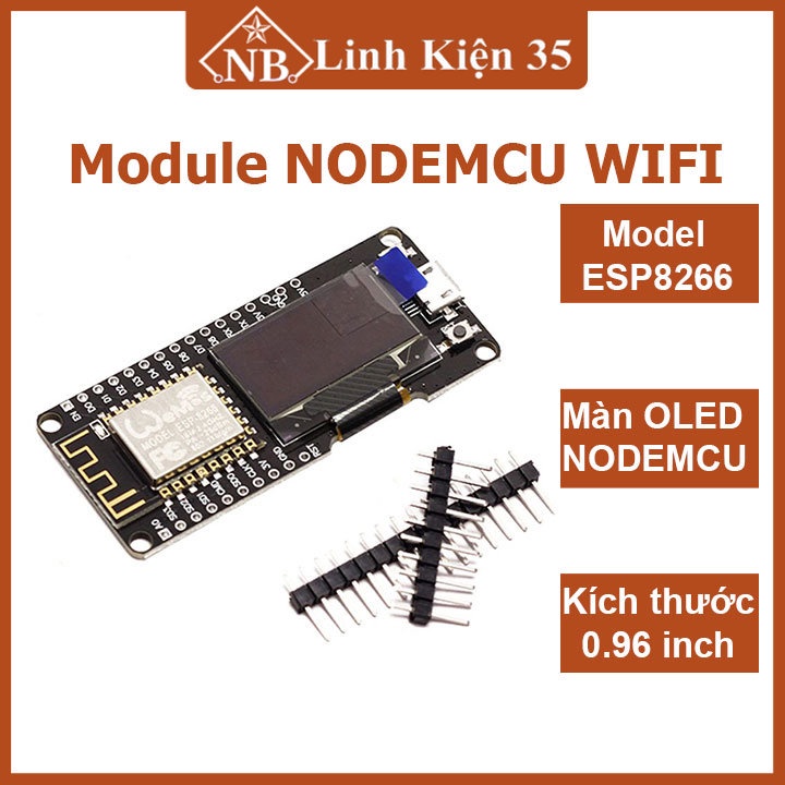 Module NODEMCU WIFI ESP8266 tích hợp màn hình OLED NODEMCU 0.96 inch ...