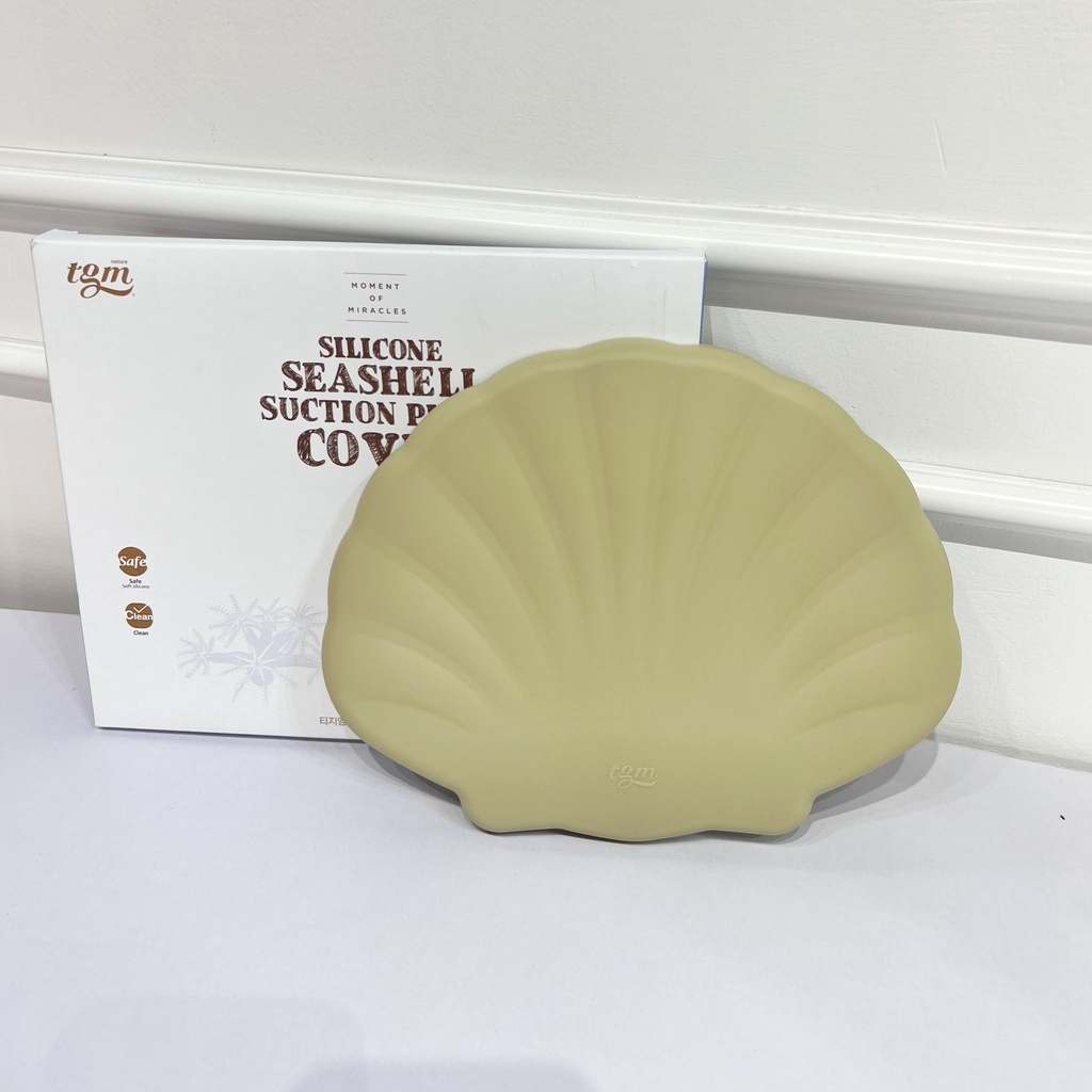 Khay Ăn Dặm Cho Bé Hình Sò TGM Silicone Seashell Suction Plate Chống ...