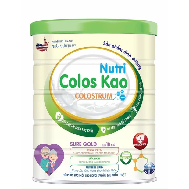 Sữa Nutri Colos Kao Sure Gold 900g | Shopee Việt Nam