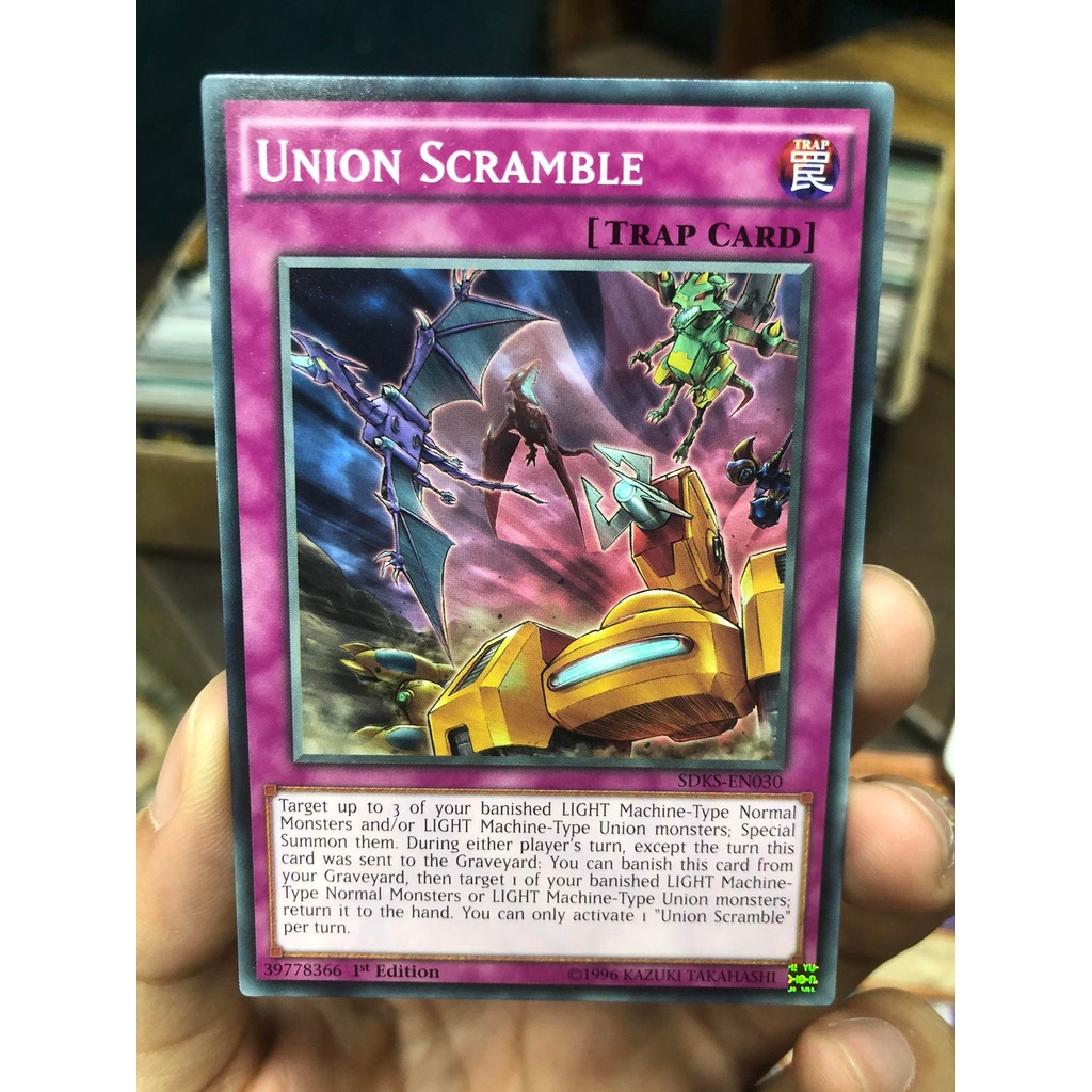 [ 01102024 ]Thẻ bài Yugioh TCG chính hãng "Union Scramble" (SDKS-EN030 ...