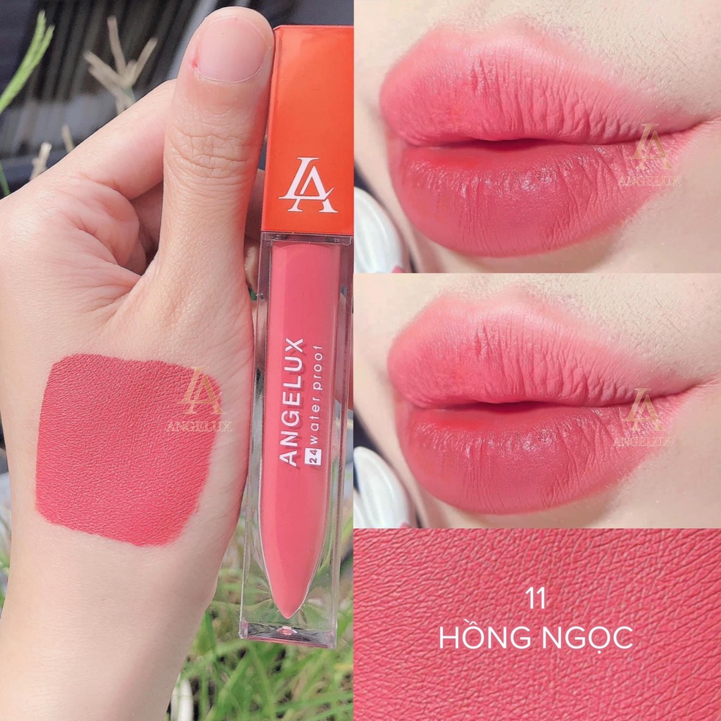 Son Kem Lì Angelux 24h Water Proof Nhiều Màu 20g Chính Hãng | Shopee ...