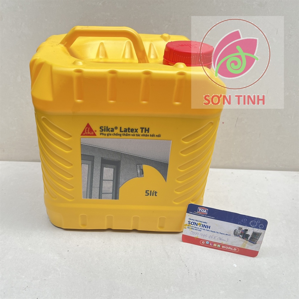 Sika Latex TH 5 Lít - Phụ gia chống thấm & tác nhân kết nối | Shopee Việt Nam