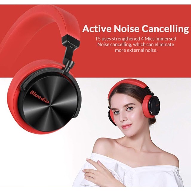 Bluedio T5 - Tai nghe Bluetooth chống ồn (ANC) | Shopee Việt Nam