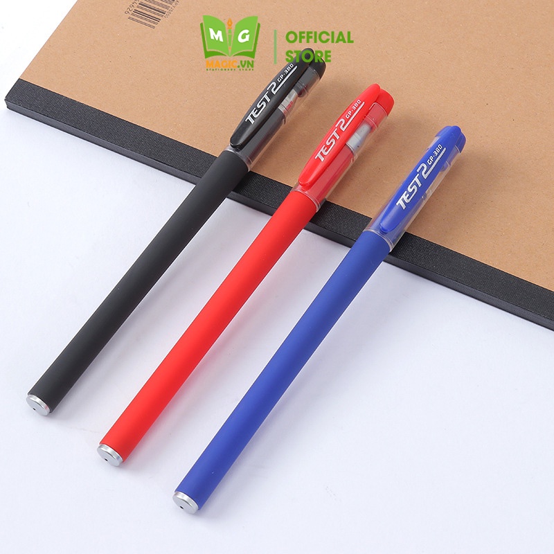 Bút Bi Nước Mực Gel Cute MAGIC Ngòi 0.5mm Xanh Đỏ Đen Nét Chữ Đẹp, Đều ...