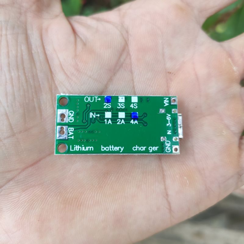 Mạch sạc pin 2S, 3S, 4S sử dụng nguồn 5V, đầu vào cổng Type-C, hỗ trợ ...