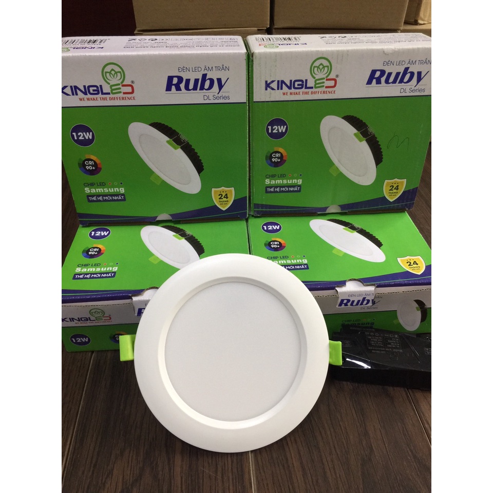 [CHÍNH HÃNG ] Đèn Led Âm Trần Kingled RUBY 8W DL-8SS-T120 Ánh Sáng Trắng/vàng/ trung tính/3 Mầu ...