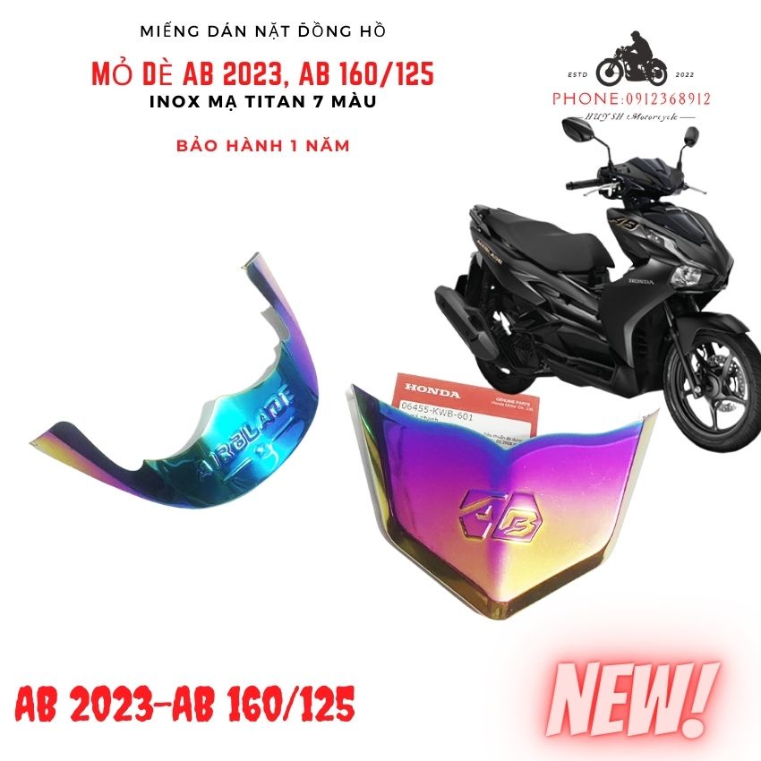 [AB 2023] Ốp Mũi Dè AB 2023, Bọc Mõm Dè Xe AB 2023, Bịt Mỏ Bịt Đuôi Dè ...