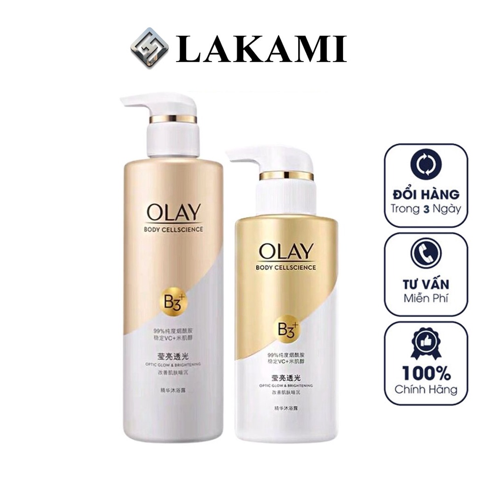Sữa dưỡng thể Olay B3+ Retinol body lotion dưỡng trắng da 250 ml | Shopee Việt Nam