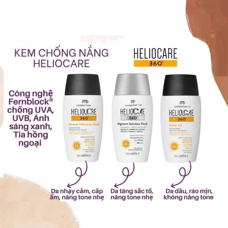 Kem chống nắng Heliocare 360 SPF 50 PA ++++ | Shopee Việt Nam