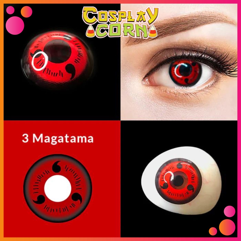 Kính Áp Tròng Hóa Trang, Lens Crazy Màu Sắc Cosplay Sharingan, Kakashi ...