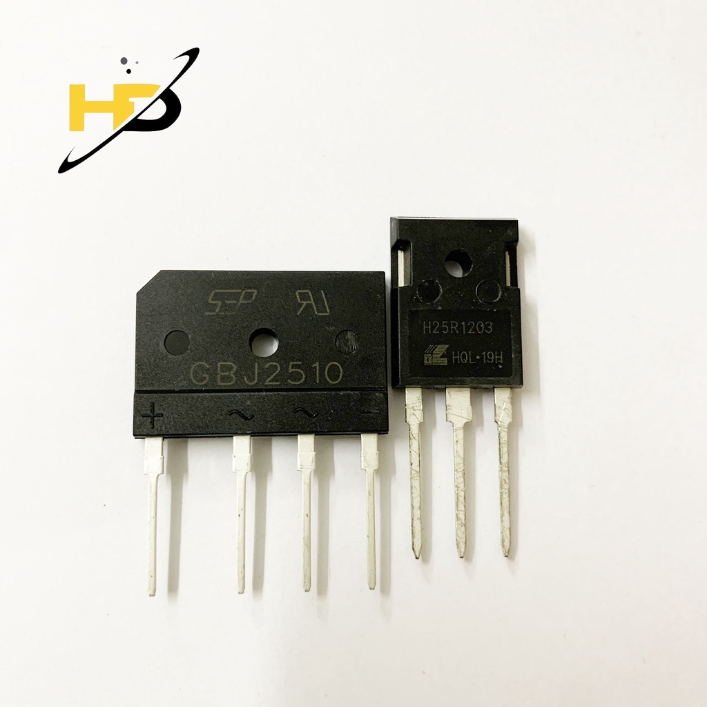 Combo Linh Kiện Bếp Từ IGBT H25R1203 + Diode Cầu GBJ2510 25A Loại Tốt ...