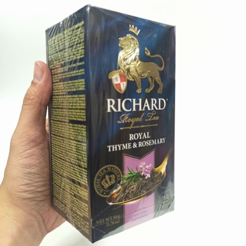 [T3.2024] Trà Richard Thyme & Rosemary hộp giấy 25 gói | Shopee Việt Nam