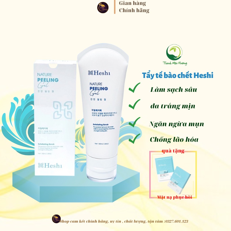 Tẩy Da Chết, Tẩy Tế bào Chết Heshi Nature Peeling Gel Hàn Quốc | Shopee ...