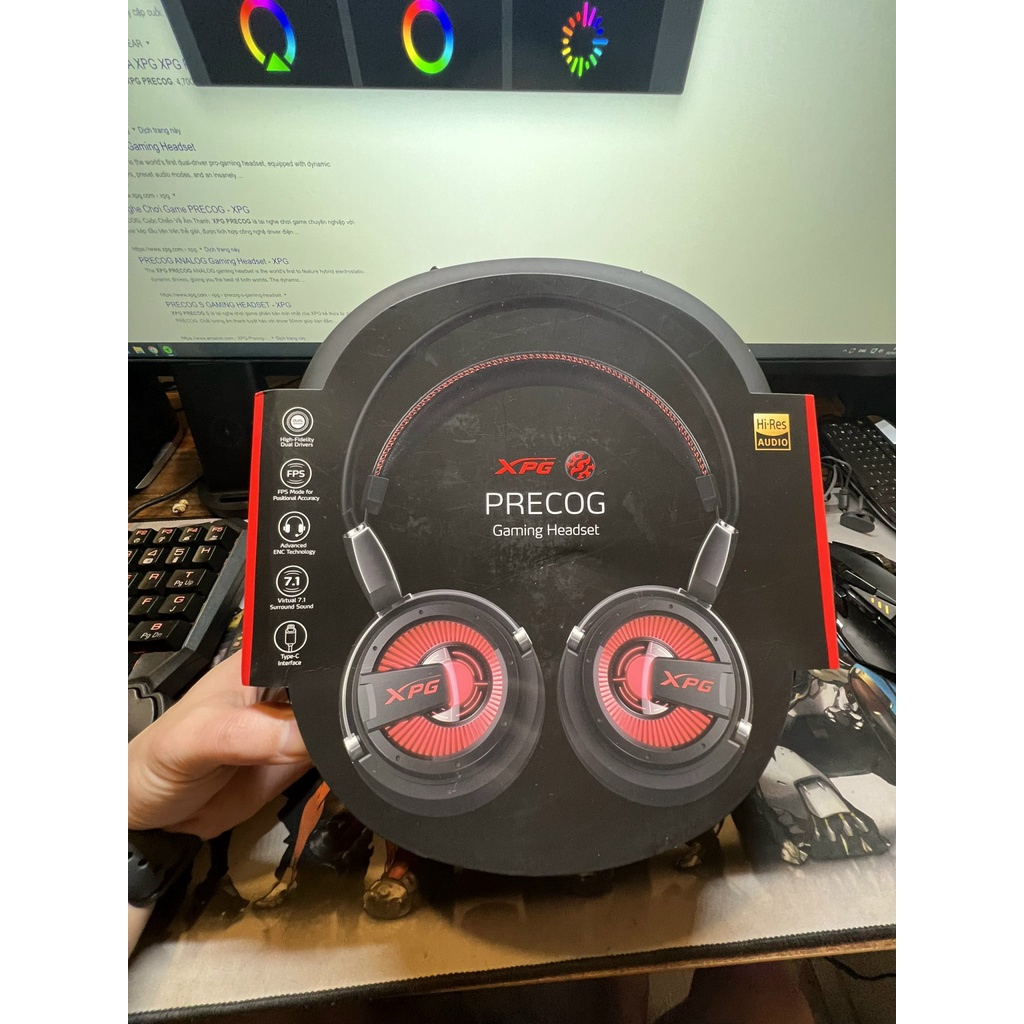 Tai nghe Adata-XPG Precog likenew | Shopee Việt Nam