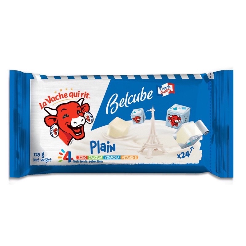 Phô mai tươi Con bò cười Belcube túi 24 viên - 15 viên vị tự nhiên (HSD ...