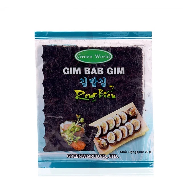 Rong biển cuộn cơm Gim Bag Gim Green World (20g) | Shopee Việt Nam