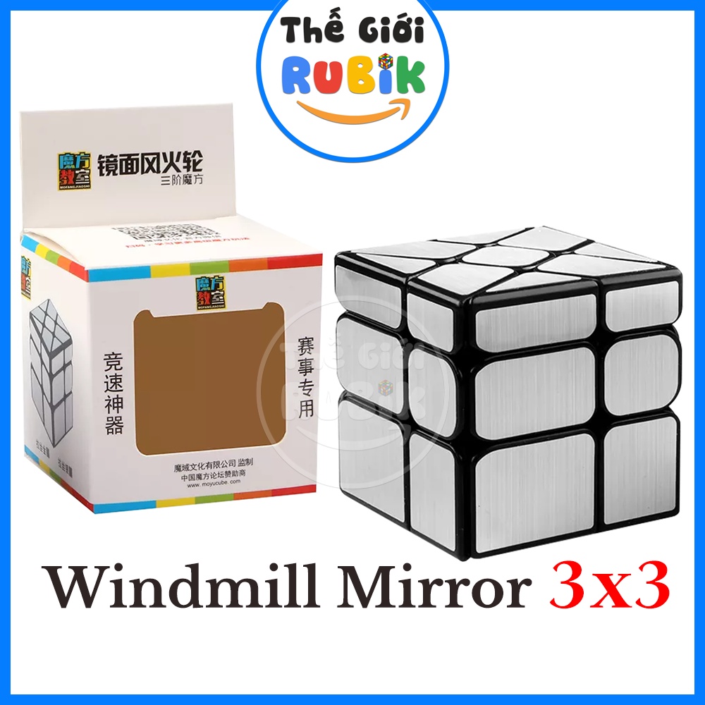 [Chính Hãng] Rubik Windmill Mirror 3x3 MoYu Gương Silver Bạc Magic ...