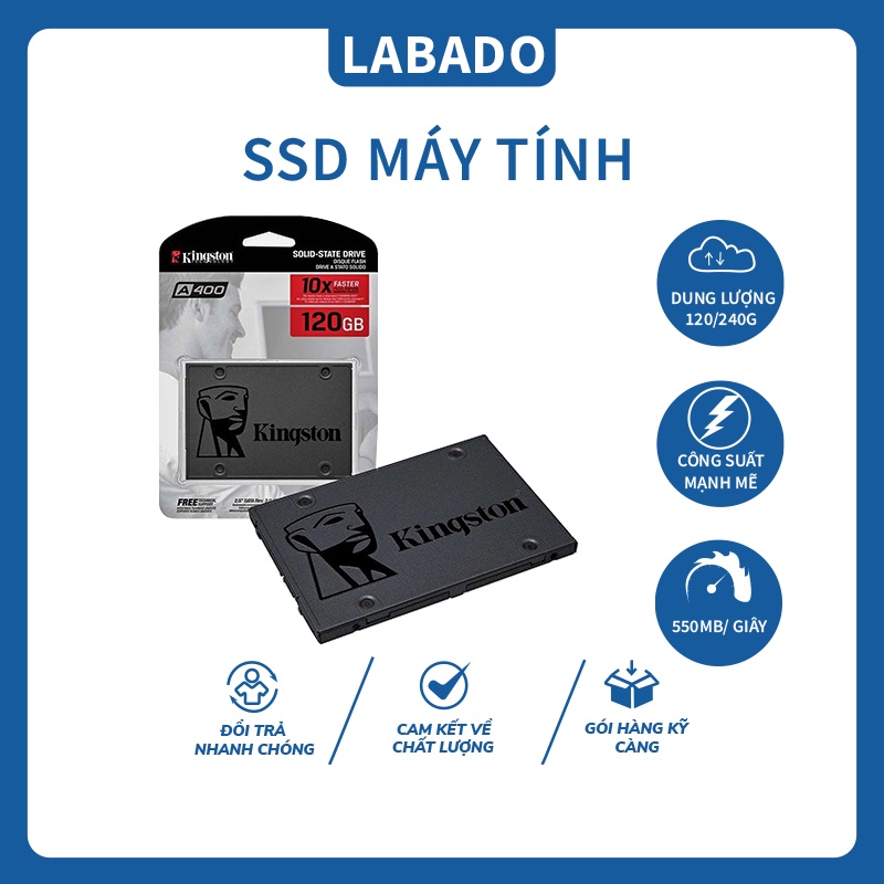 Ổ Cứng SSD Kingston 120GB / 240GB A400 2.5" SATA 3.0 6Gb/giây | Shopee ...