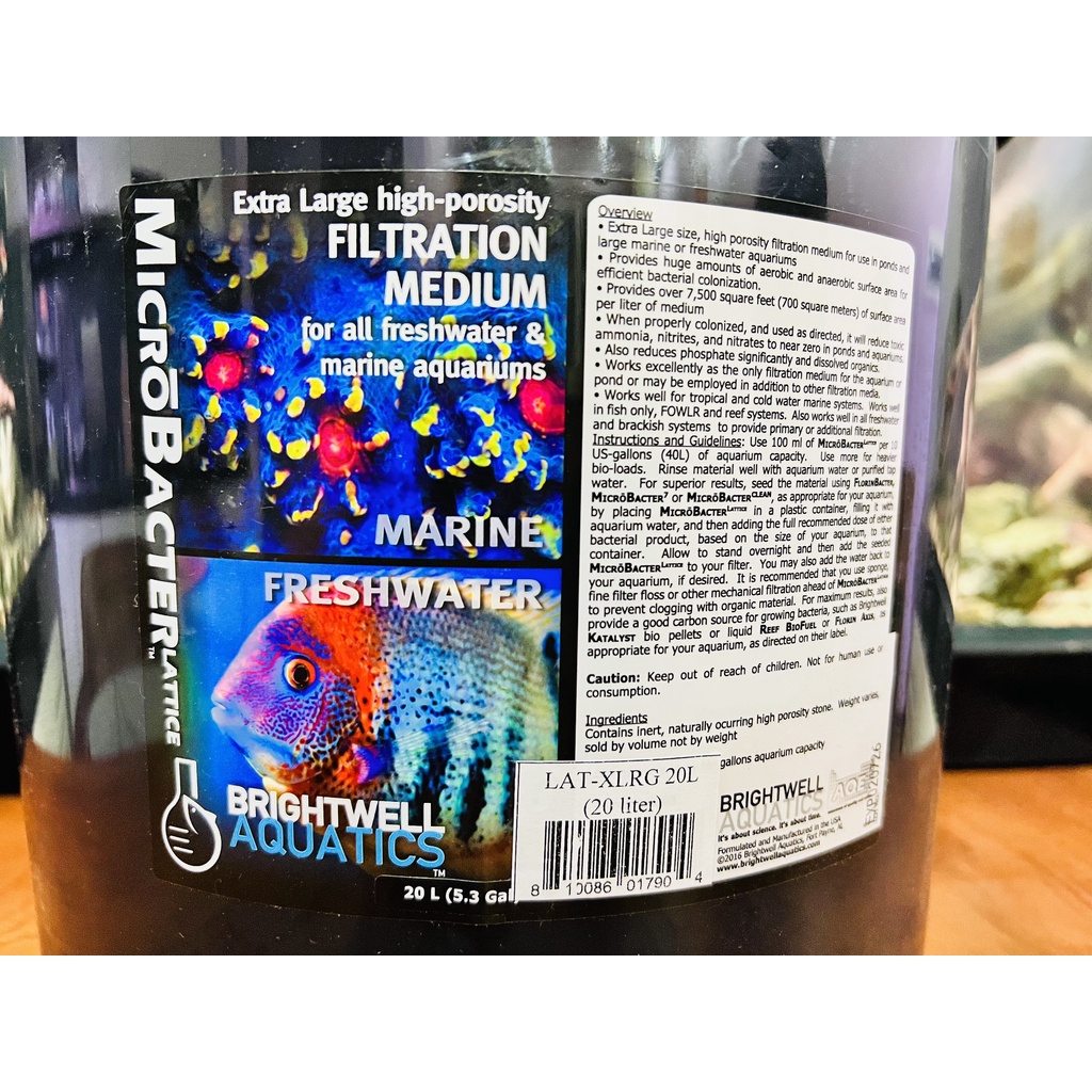 Brightwell Aquatics - MicroBacter Lattice XL - Vật liệu lọc cao cấp ...
