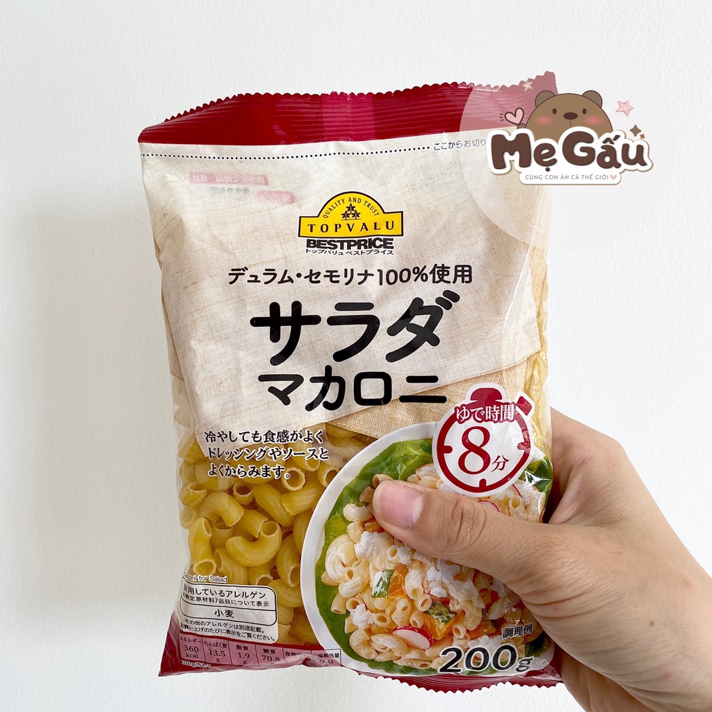 Nui Macaroni Topvalu 200g | Shopee Việt Nam