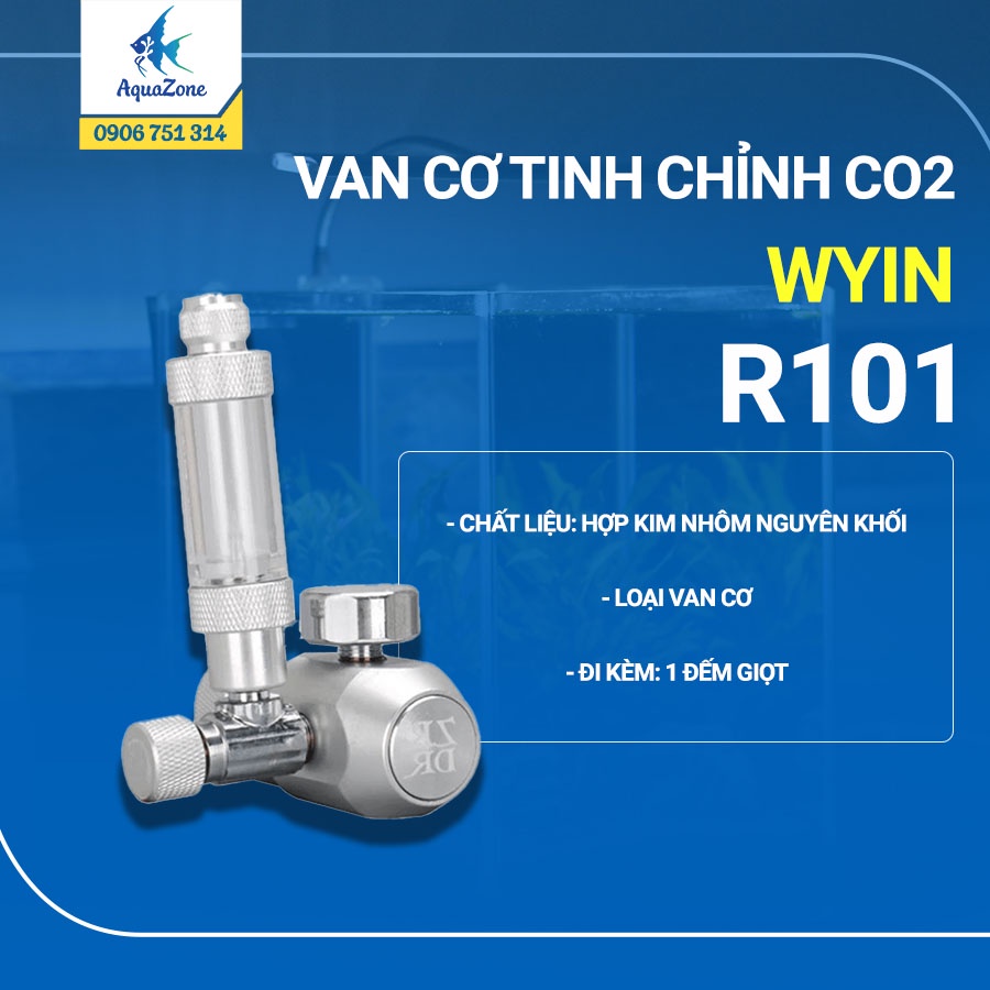 Van cơ tinh chỉnh CO2 Wyin R101 (Kèm 1 đếm giọt) | Shopee Việt Nam