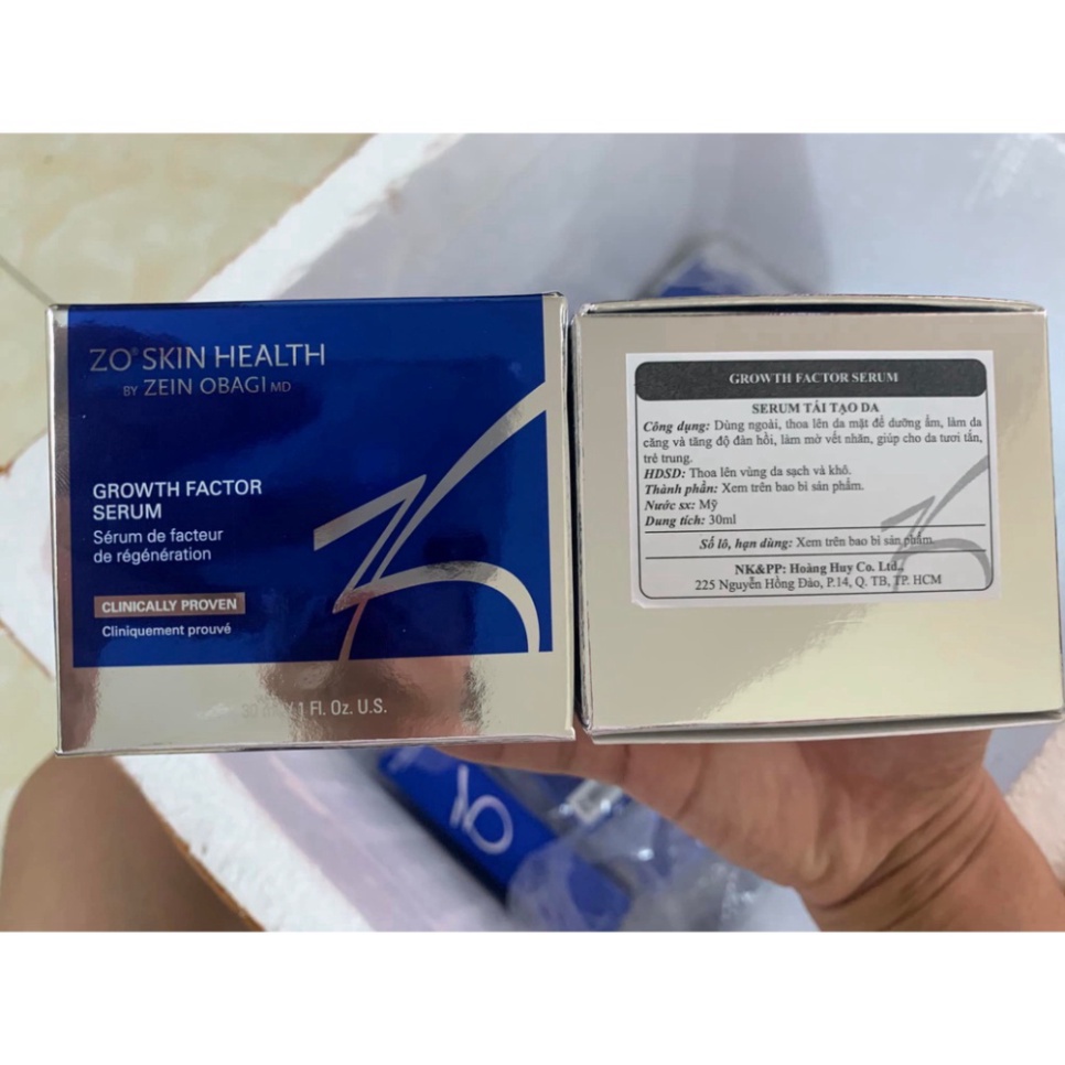 Serum Phục Hồi Da ZO SKIN HEALTH GROWTH FACTOR PLUS 30ml [ Chính Hãng ...